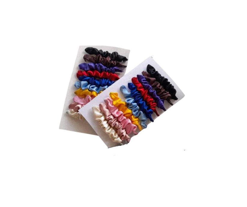 satin-scrunchie hair pins – silkytosatin