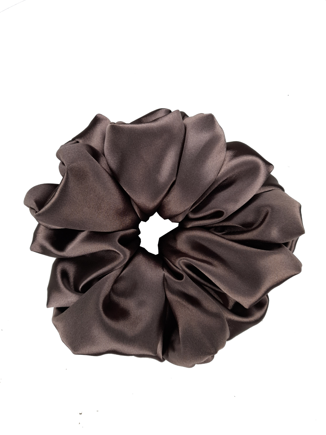 BROWN XXL SCRUNCHIE – silkytosatin